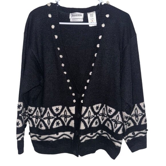 Jantzen | Sweaters | Vintage Jantzen Hand Embroidered Cardigan Sweater ...